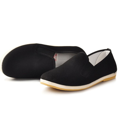 Men's Chinese Cloth Shoes Handmade Kung Fu Slippers Tai Chi Driver ...