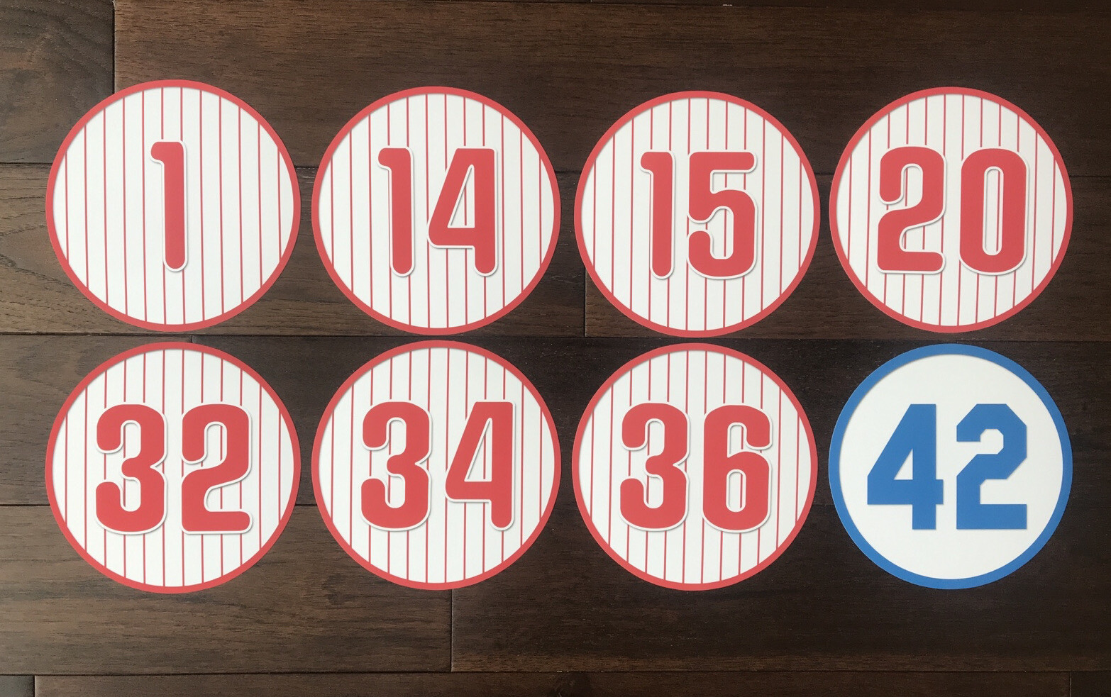 PHILADELPHIA PHILLIES CITIZENS BANK PARK RETIRED NUMBERS POSTER TICKET ...
