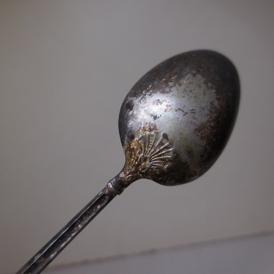 N23.188 Solid Silver Metal Vintage Art Table XVIII Napoleon 3 Small Spoon | eBay