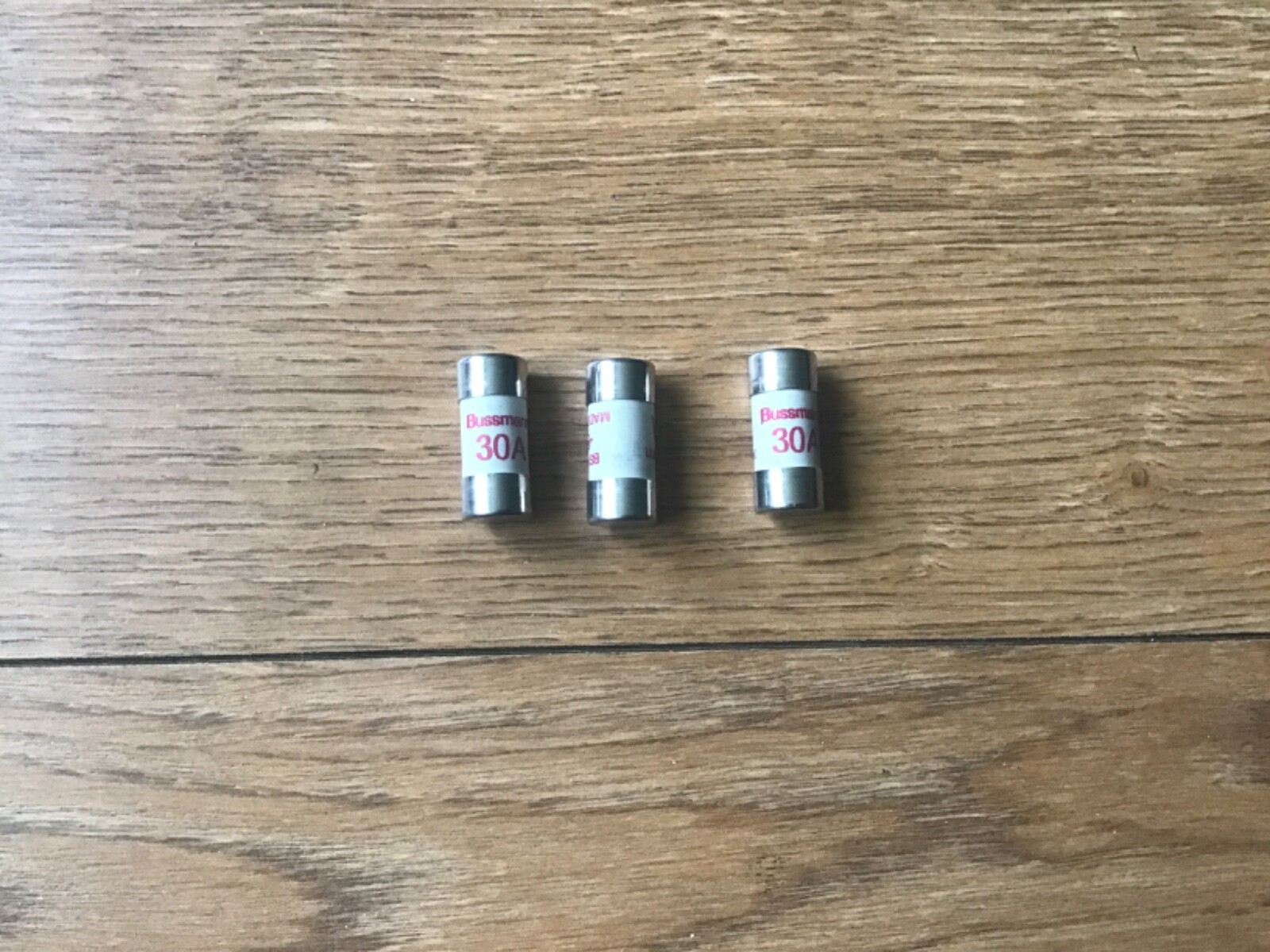 3 x 30A consumer unit fuse box fuses 30 amp BS1361 UK made shower ...