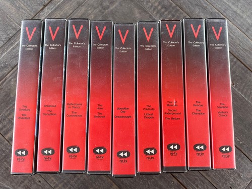 V: The Series Collector's Edition 1983 Columbia House VHS 9 Tapes | eBay