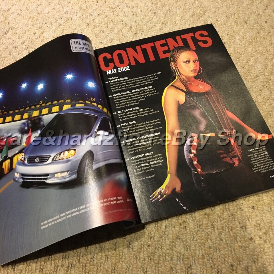 R. Kelly VIBE magazine MAY 02 RARE Vintage URBAN Music & Lifestyle ...