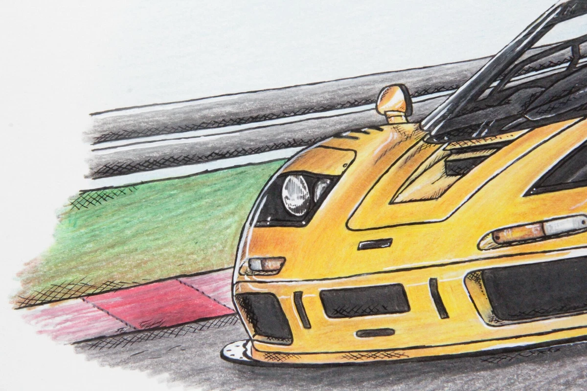 Mclaren F1 Drawing