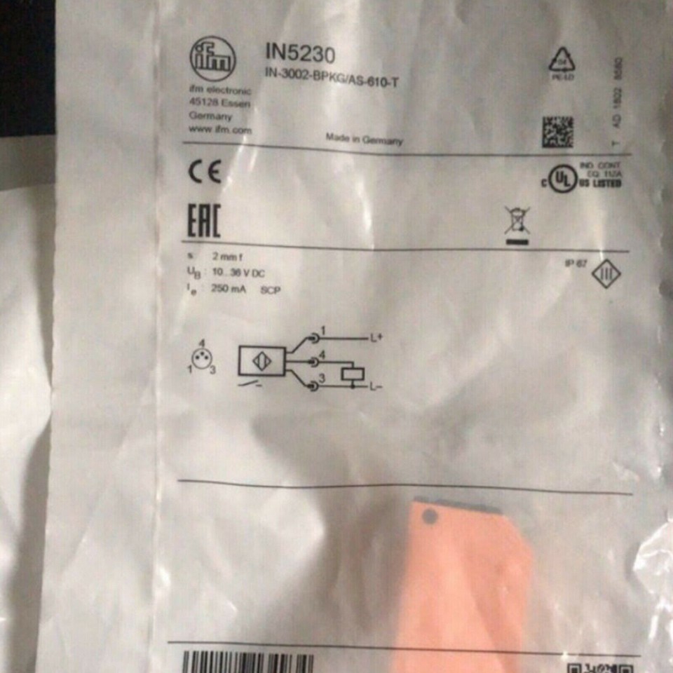 IFM IN5230 Proximity Switch Sensor New One Free Shipping # | eBay
