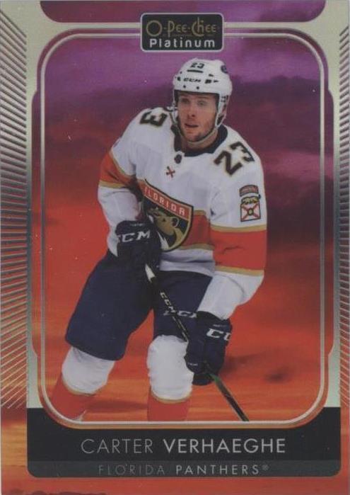 2021-22 O-Pee-Chee Platinum - Carter Verhaeghe #94 Sunset for sale ...