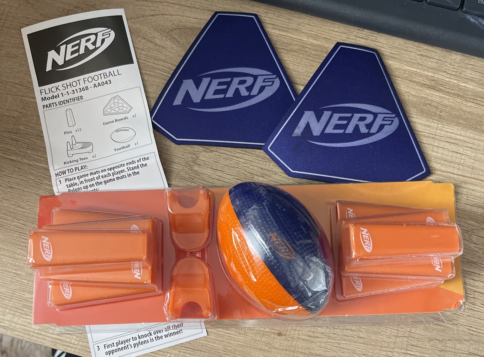 Nerf Touchdown Strike Board Game Never Played | eBay