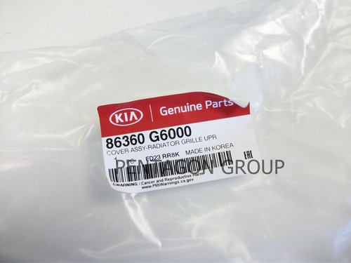 New Genuine Kia Picanto 2017-> Upper Radiator Grille Cover 86360G6000 ...