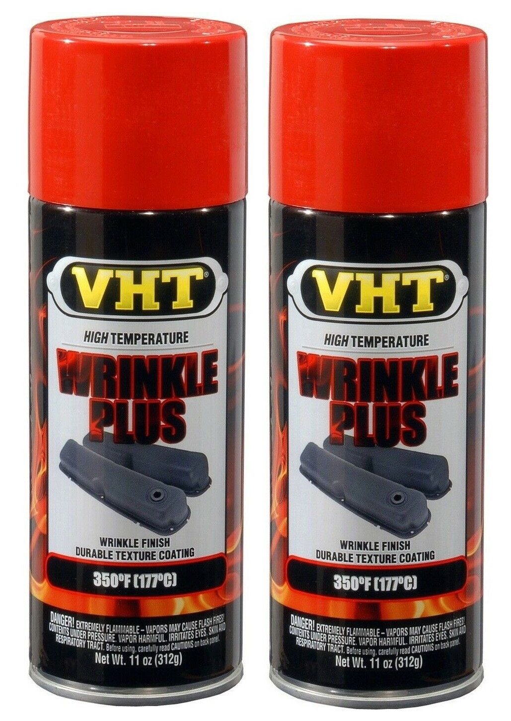 VHT Red Wrinkle Finish Paint Aerosol Crackle Spray - 310ml for sale ...