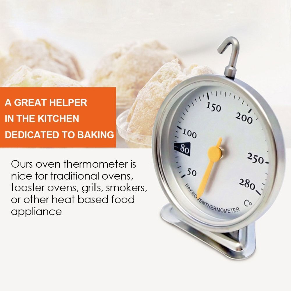 Precision Gas Oven Thermometers Stainless Steel Cooking Thermometer ...
