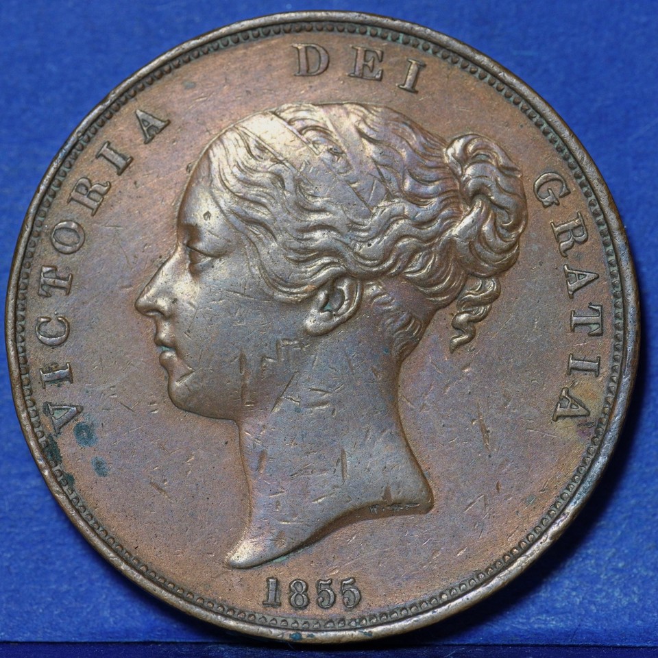 VICTORIA, COPPER PENNY 1855, S.3948, NICE EXAMPLE SEE PHOTOS | eBay UK