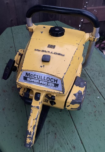 MCCULLOCH SUPER PRO 125 CHAINSAW, SP125, MCCULLOCH KART, MCCULLOCH 101B ...