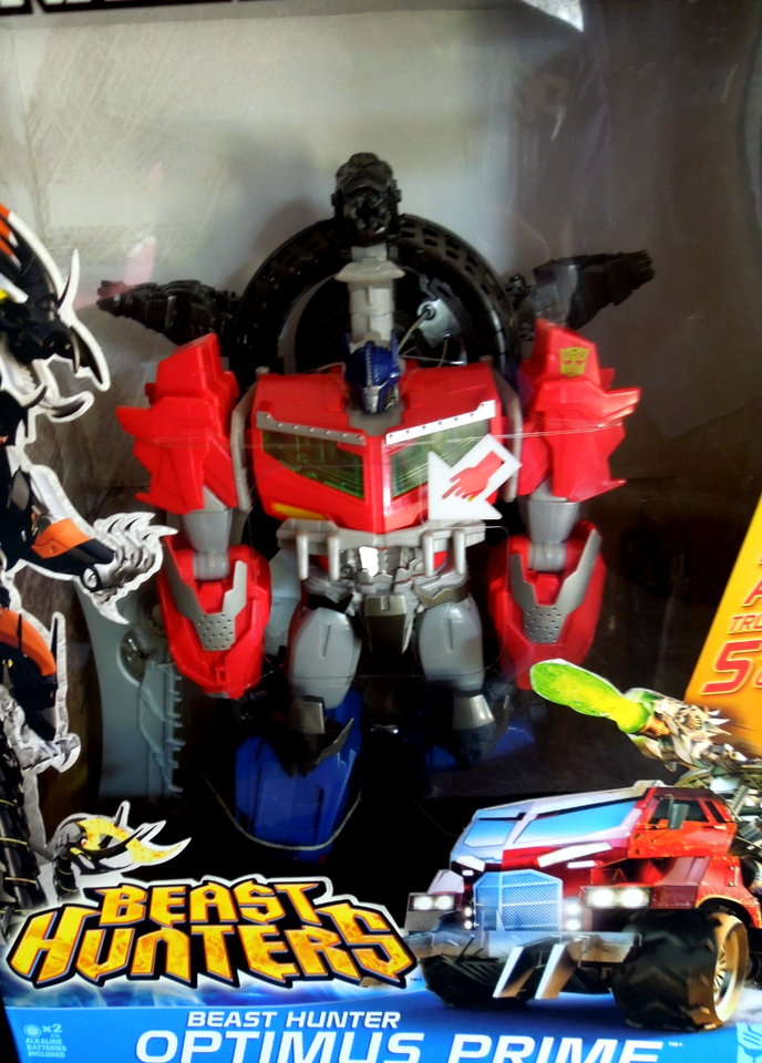 Transformers Beast Hunter Optimus Prime Action Figure 2013 Hasbro | eBay
