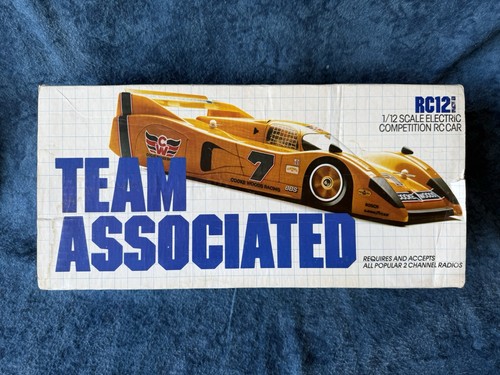 Vintage Associated RC12i 1/12 Scale Pan Car Chassis As-is 4 Parts or ...