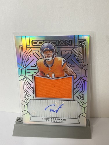 2024 Panini Obsidian Troy Franklin RPA 22/99 #RJJ-TFN Denver Broncos | eBay