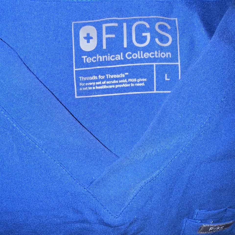 Figs Technical Collection Men's Large Royal Blue 3 Pocket | eBay