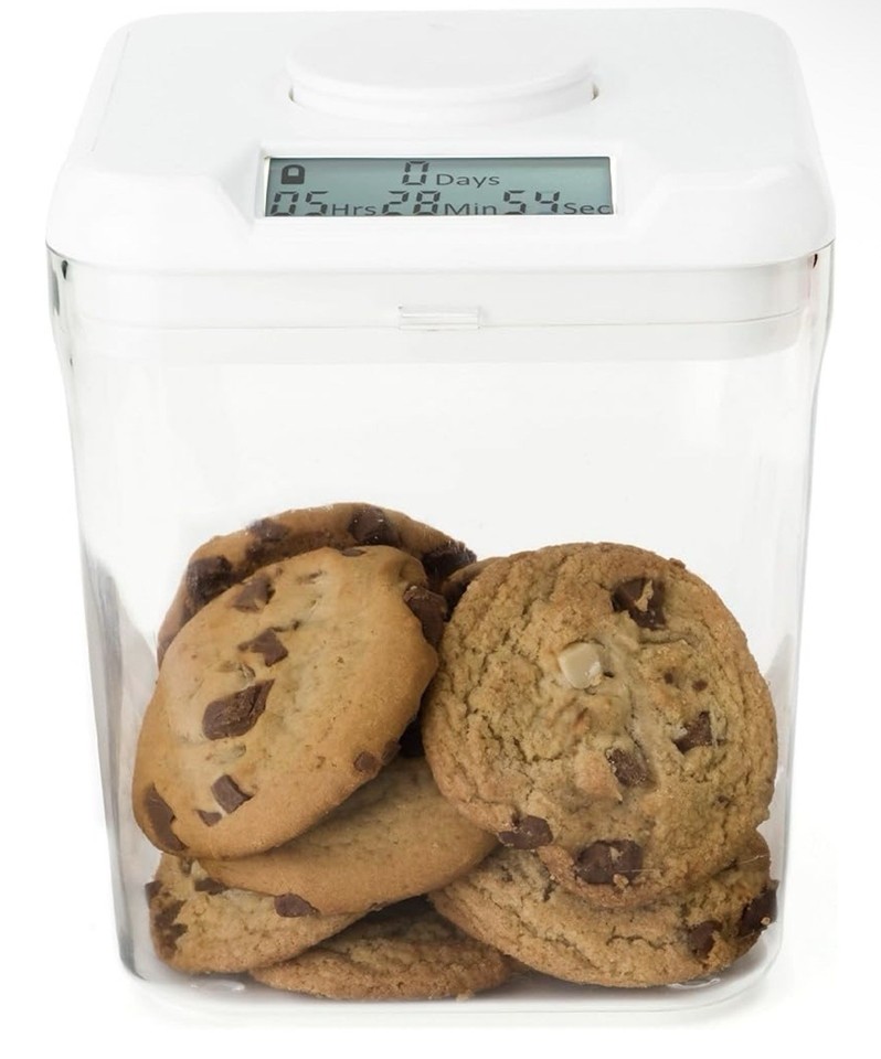 Kitchen Safe kSafe Time Locking Container 14cm Clear Base White Lid ...