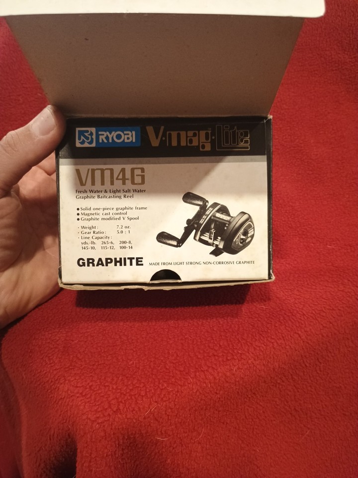 RYOBI VMAG Lite VM4G Orig. Box GREAT CONDITION Inshore/Freshwater Baitcast Reel | eBay