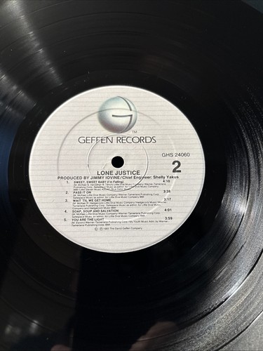 Lone Justice, Self-titled vinyl LP (Geffen, 1985) GHS 24060 Original ...