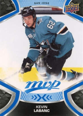 #62 Kevin Labanc - San Jose Sharks - 2021-22 Upper Deck MVP - Blue ...