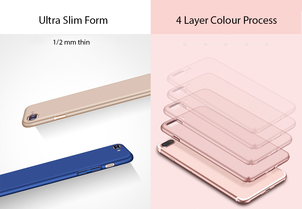 Luxury iPhone 7 7 Plus Ultra Slim Thin Matte Case Cover Sleek Protector ...