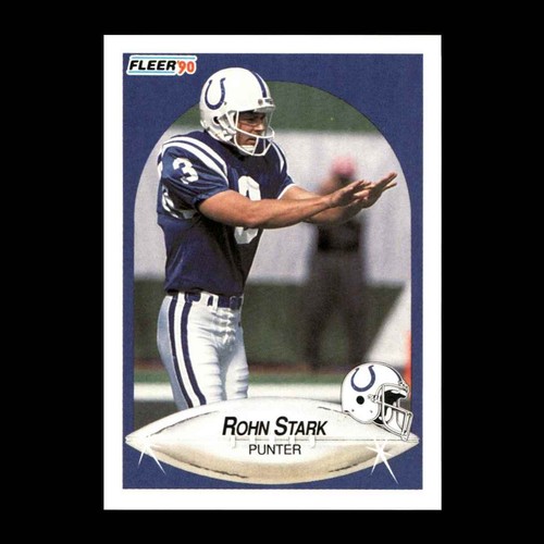 Rohn Stark 1990 Fleer Indianapolis Colts #232 R325C 34 | eBay