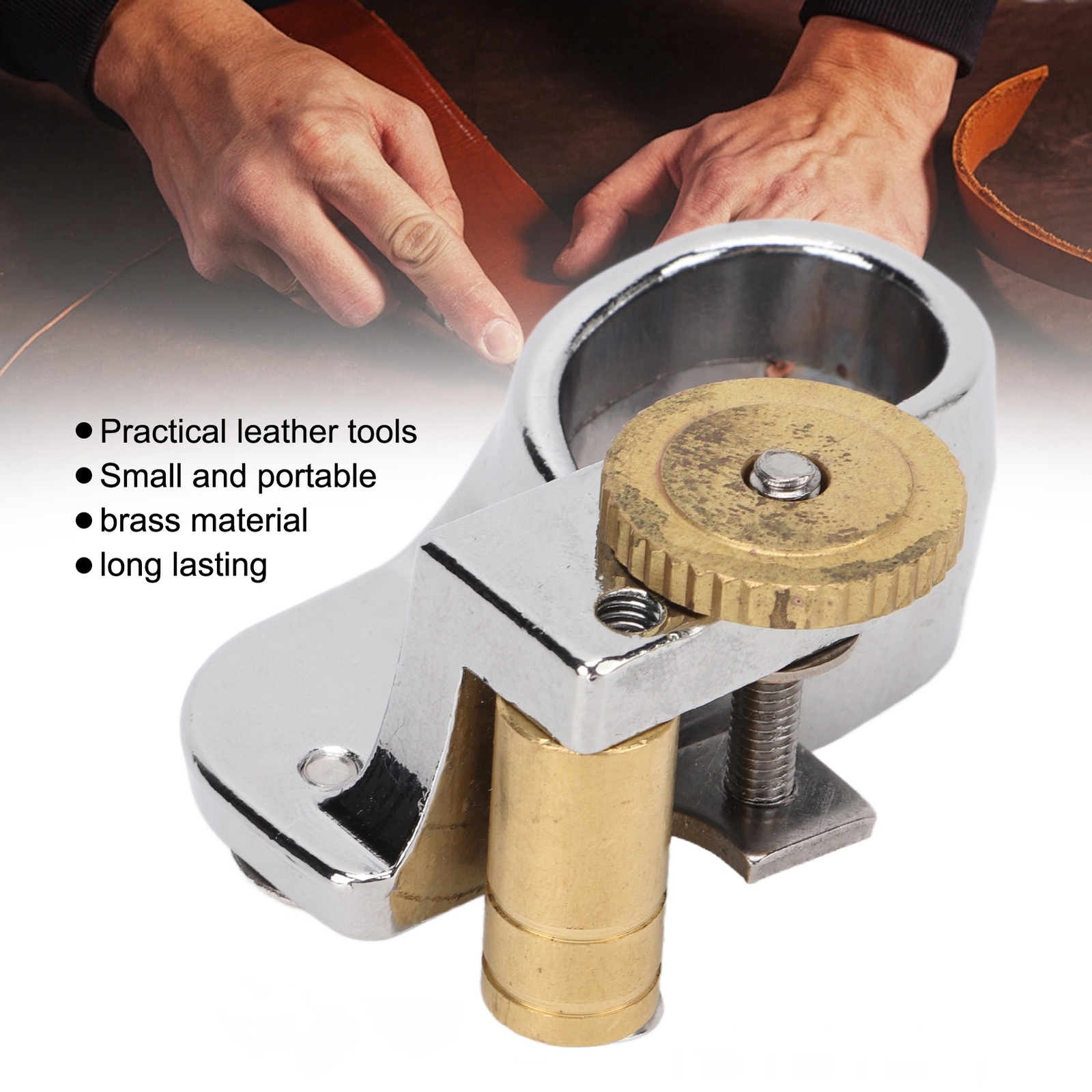 Leather Lace Cutter Ring Type Fast Cutting Brass Material Leathercraft ...