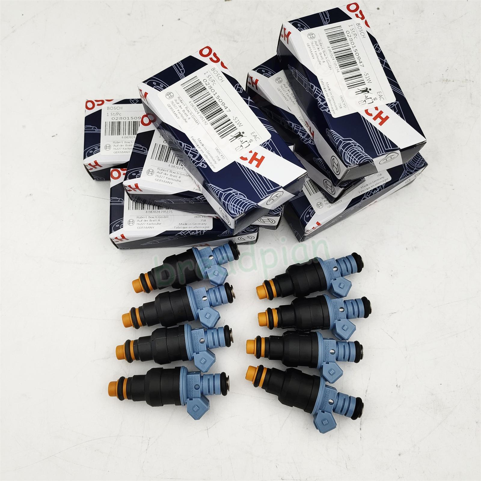 8PCS 25LB Fuel Injectors 0280150947 For 1991-1997 Ford F250 F350 ...