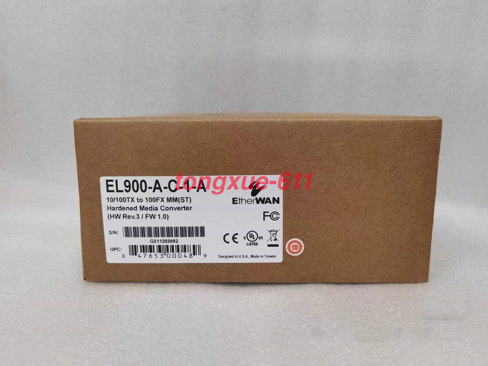 1PCS NEW EtherWAN EL900-A-C-1-A photoelectric converter Via FedEx or ...