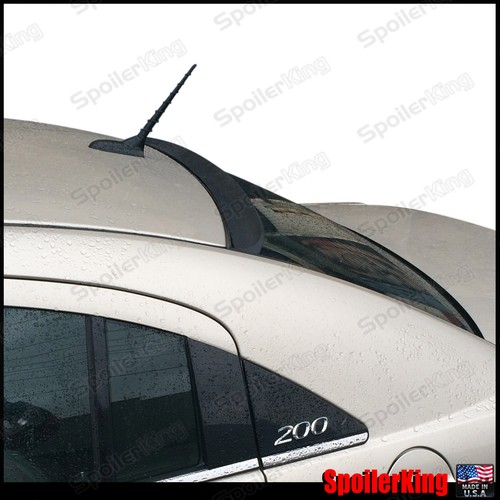 Rear Roof Spoiler Window Wing (Fits: Chrysler 200 2011-14 4dr ...