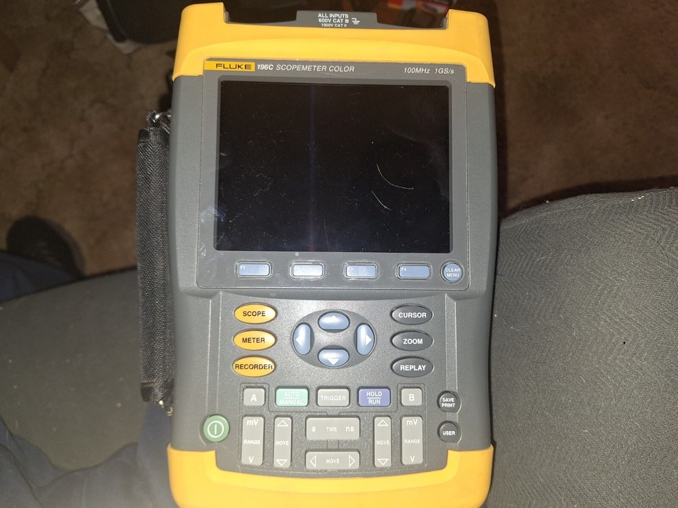 Fluke 196 100MHz 1GS/s Digital Oscilloscope Scopemeter Multimeter | eBay