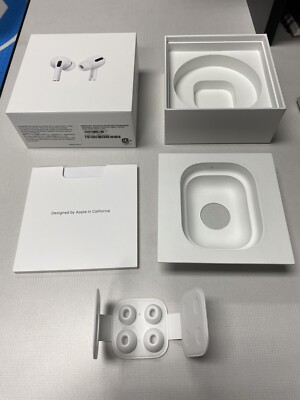 Apple AirPods Pro Box Only w/Small & Large Ear Pieces 190199247017| eBay