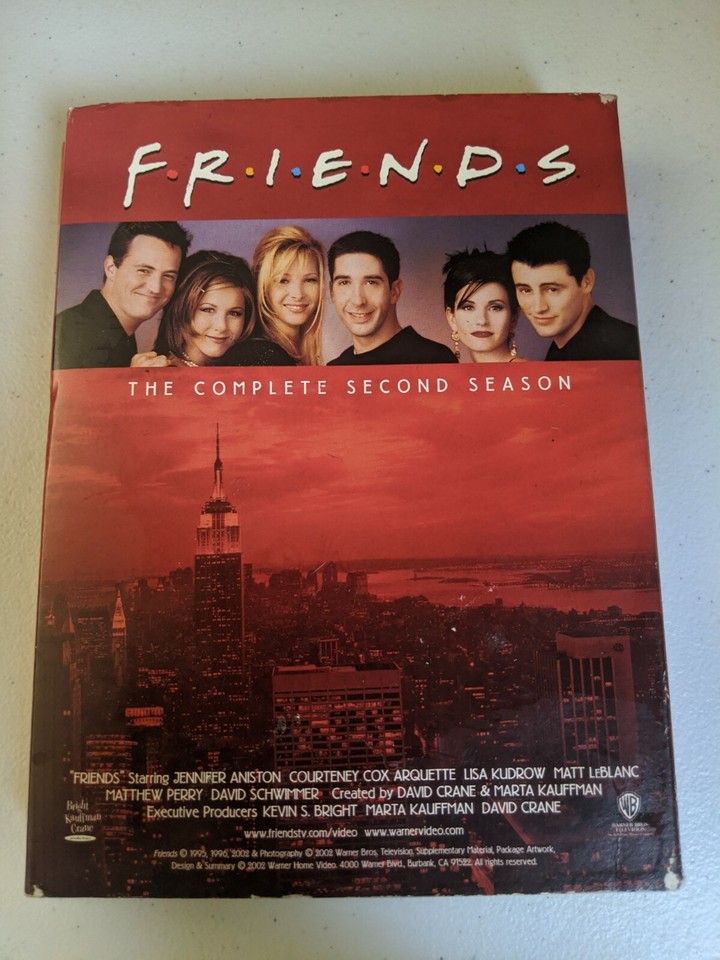 Friends - The Complete Second Season (DVD, 2002, 4-Disc Set, Four Disc ...