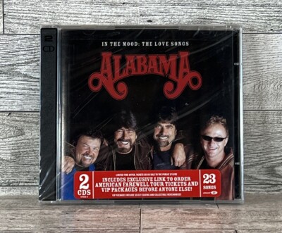 In the Mood: The Love Songs By Alabama (2 CD Set) Enhanced 23 Songs New ...