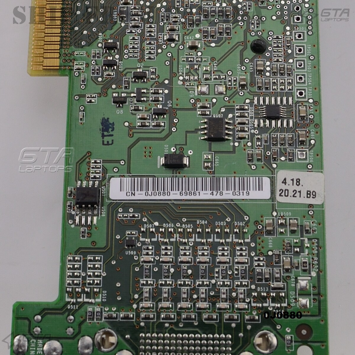 NVIDIA P118 64MB AGP DMS-59 Graphics Video Card 0J0880 Full Height ...