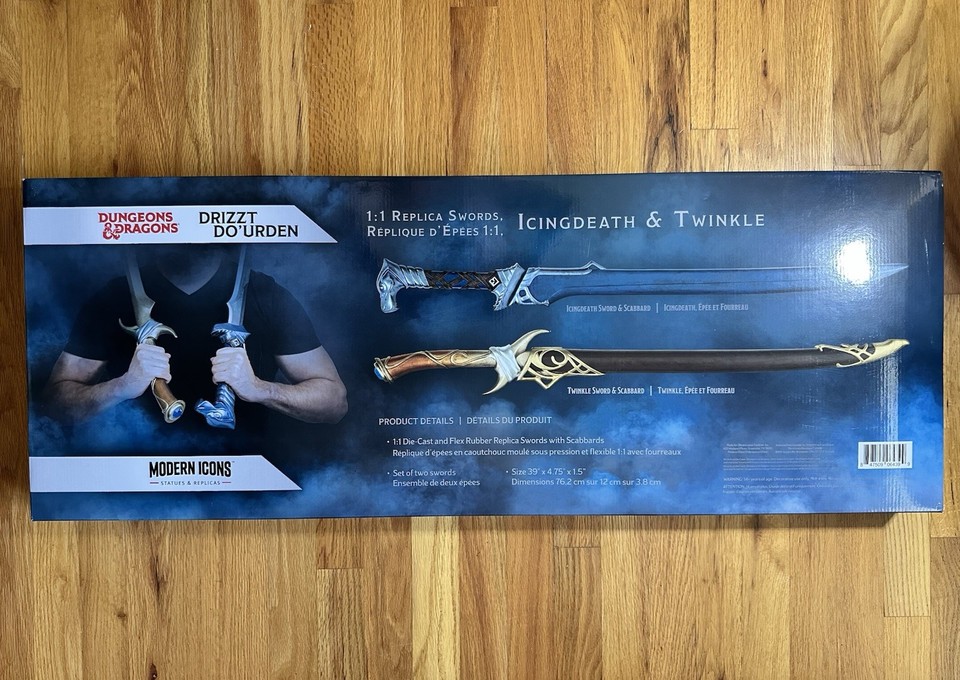 Modern Icons Icingdeath & Twinkle 1:1 Replica Swords of Drizzt Do'Urden ...