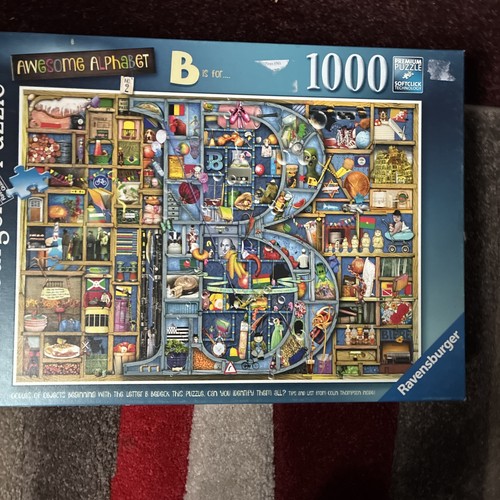AWESOME ALPHABET E THOMPSON 1000 PIECE RAVENSBURGER JIGSAW PUZZLE 2020 ...