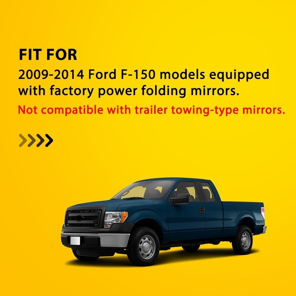 2 Pair Sequential LED Side Mirror Turn Signal Light Lamp For Ford 2009 ...