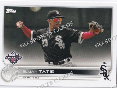 2022 Topps Pro Debut Elijah Tatis PD-124ACL White Sox DR | eBay
