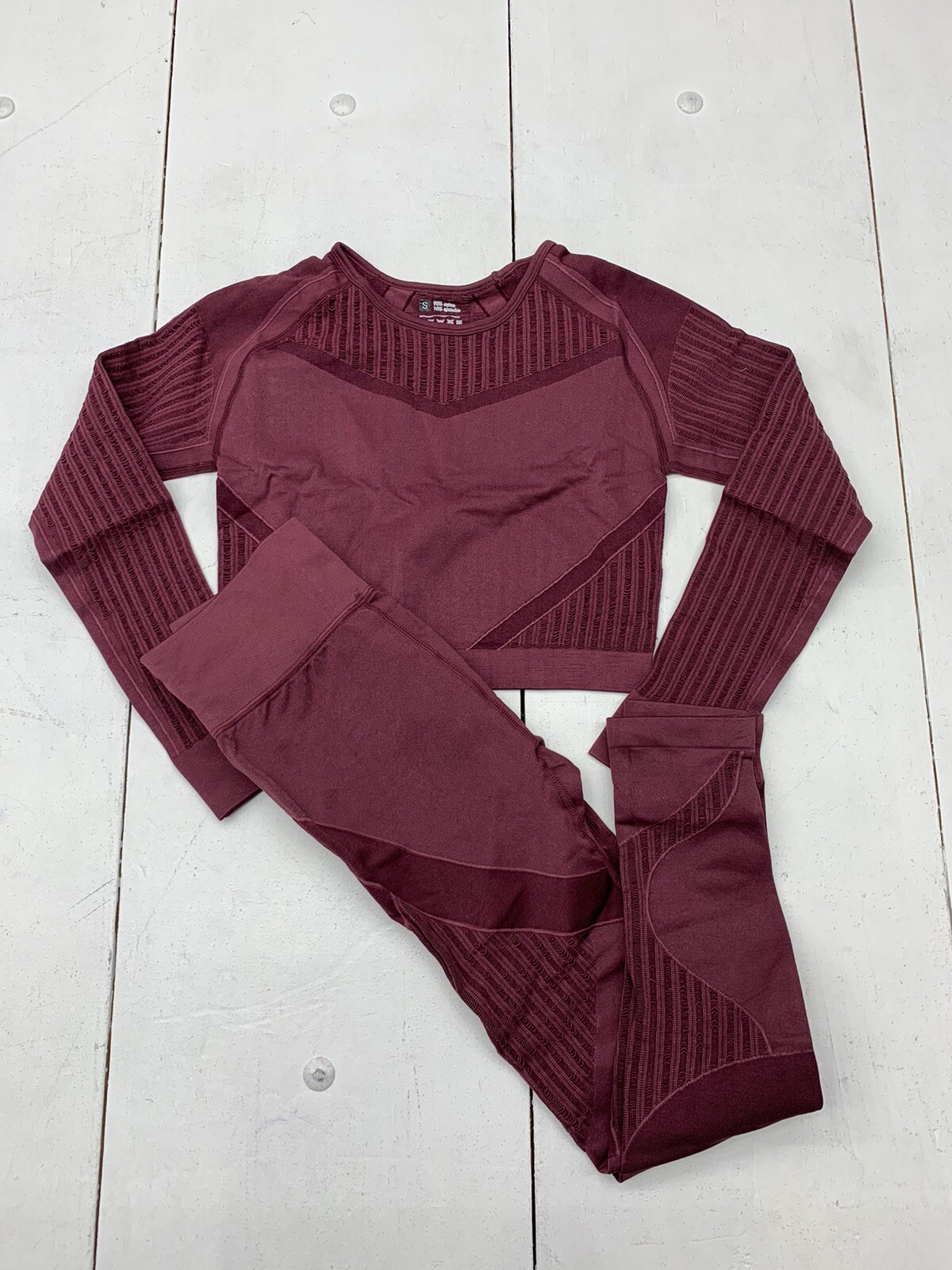 Unbranded Womens Maroon Athletic Set Size Small | eBay