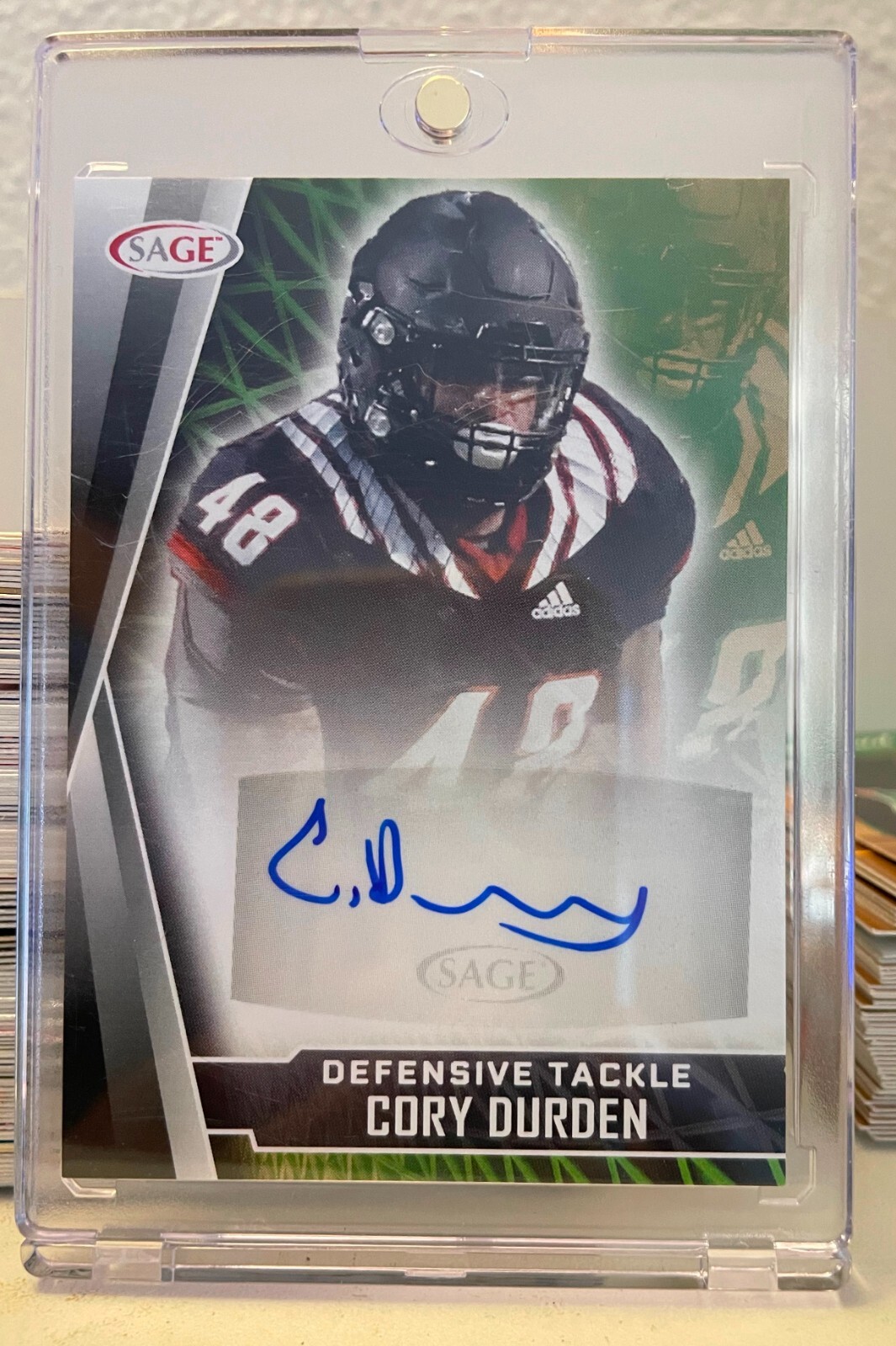 2022 SAGE Low Series - Autographs Black #A-CD Cory Durden (AU, RC) for ...