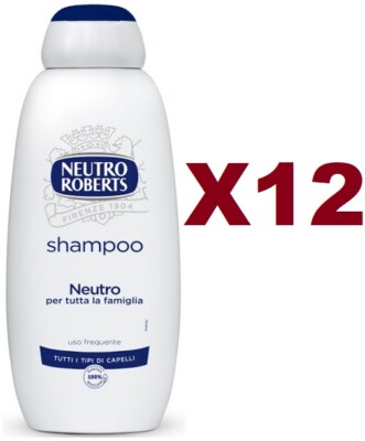 12 NEUTRO ROBERTS SHAMPOO NEUTRO PER TUTTI I TIPI DA CAPELLI Uso ...