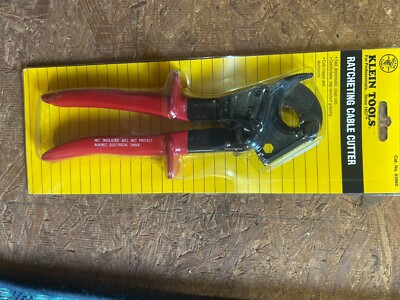 KLEIN RATCHETING CABLE CUTTER MODEL 63060 ELECTRICIANS TOOLS KLEIN ...