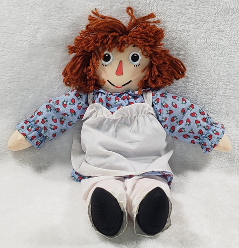 Vintage 2000 Raggedy Ann Doll By Hasbro Inc. 8" Soft Stuffed Toy Rag ...