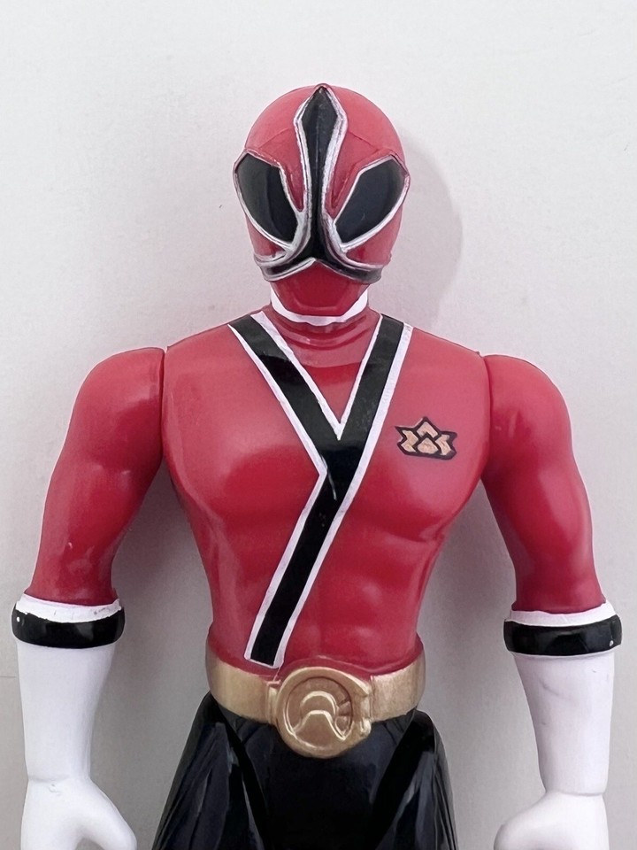 Power Rangers Super Samurai Red Power Ranger 4” Action Figure | eBay
