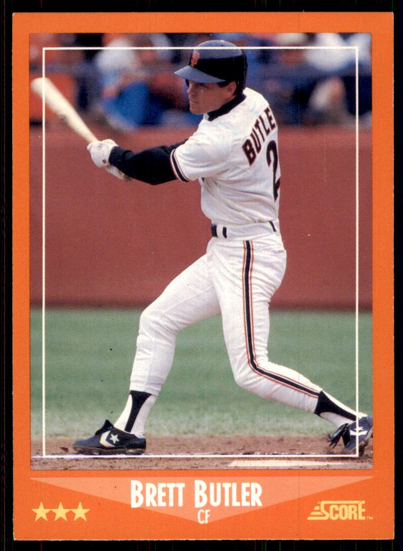 1988 Score Brett Butler Baseball Cards #3T | eBay