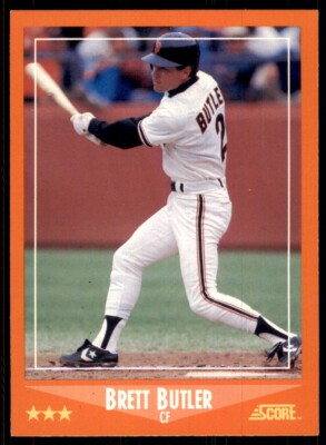 1988 Score Brett Butler Baseball Cards #3T | eBay