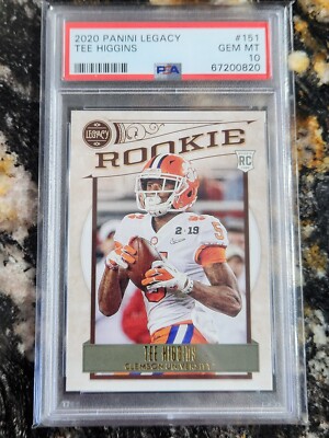 2020 Tee Higgins RC #151 Panini Legacy Psa 10 Gem Mint! | eBay