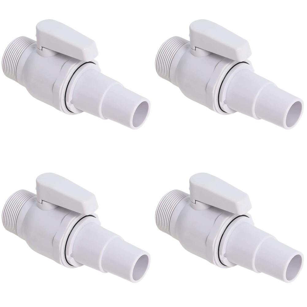2-Way Ball Valve Float Valve Pool Filter Stop Connector for Home ...