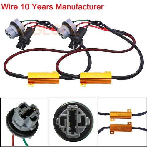 GLOFE 7440 LED Load Resistor Decoder Turn Signal Light Error Free ...