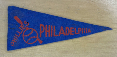 1950 Philadelphia Phillies 4 Inch Mini Felt Pennant - American Nut ...